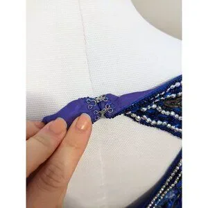Augustat | Dresses | Vintage Augustat 8s Beaded Prom Gown Dress Art ...